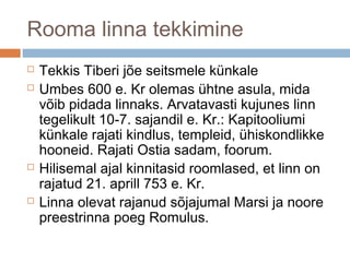 Etruskid ja rooma riigi algus | PPT