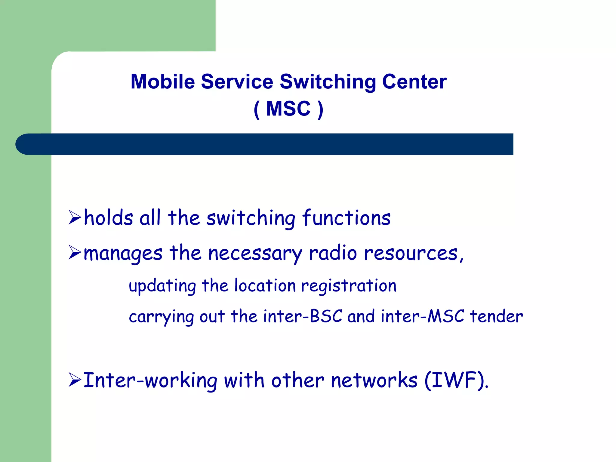 Gsm Fundamentals Ppt