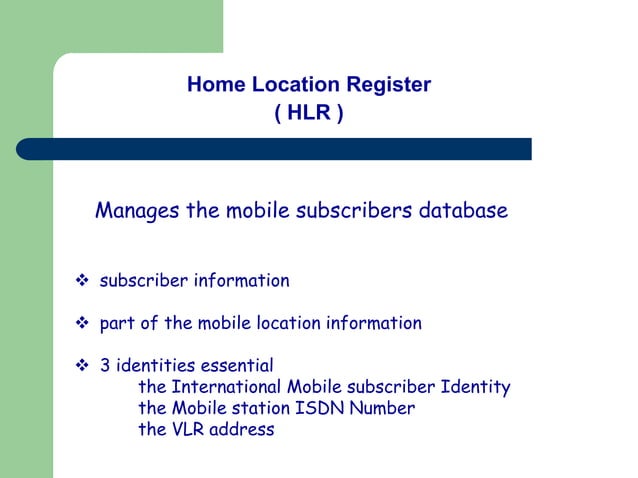 Gsm Fundamentals Ppt