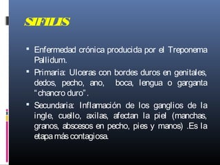 ENFERMEDADES DE TRANSMISION SEXUAL | PPT