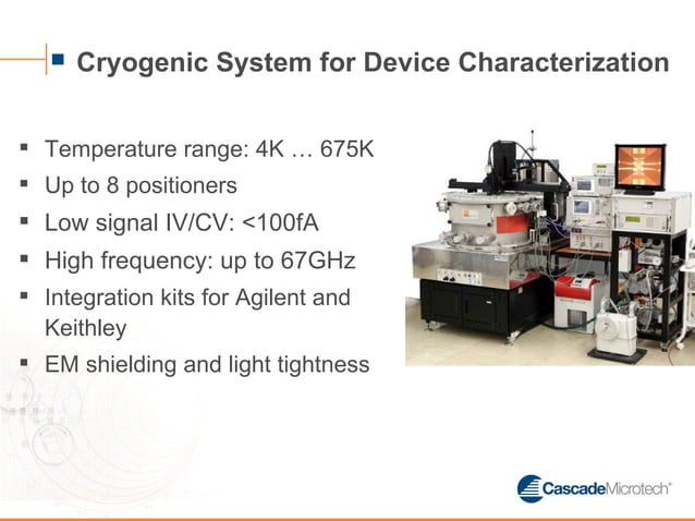Wafer-Level RF MEMS Devices Characterization in Cryogenic Environment | PPT