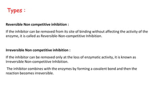 Types of enzyme inhibition | PPTX