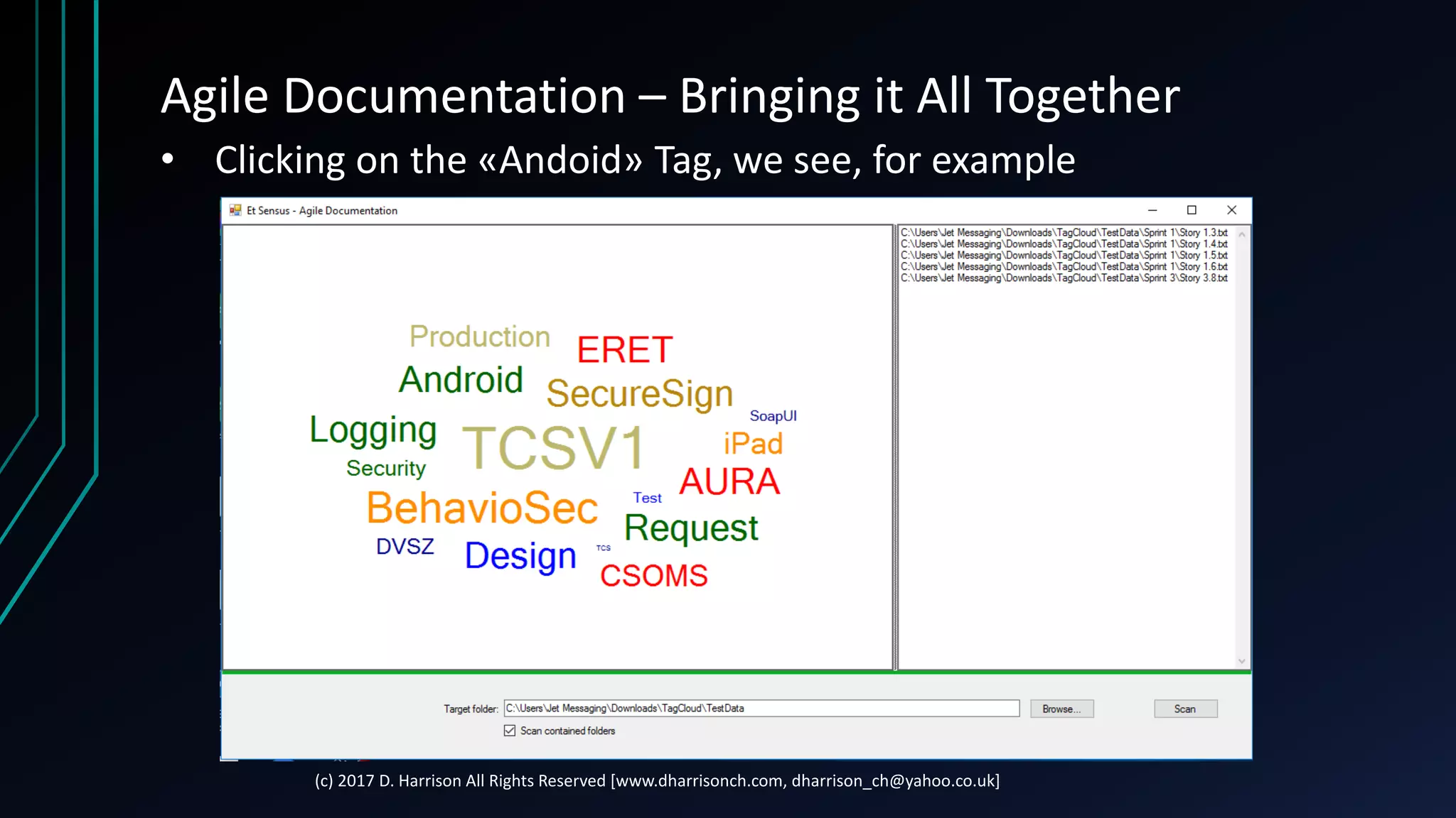 Et sensus agile documentation | PPT