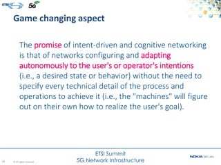 Towards Intent-driven and Cognitive Network Operations | PPT