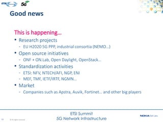 Towards Intent-driven and Cognitive Network Operations | PPT