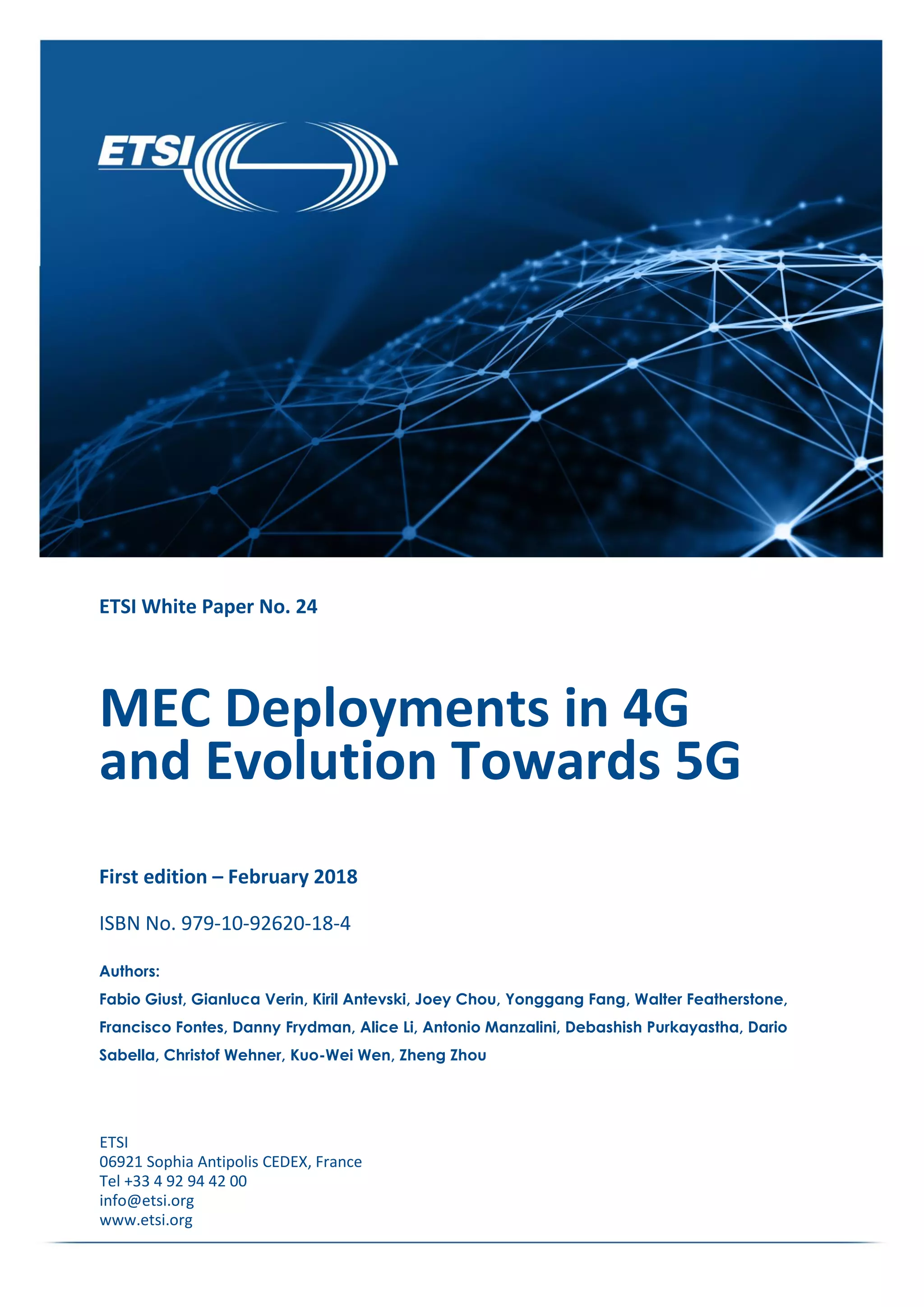 Etsi wp24 mec_deployment_in_4_g_5g_final | PDF