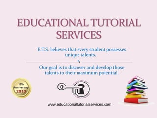 Educational Tutorial Services - General | PPT