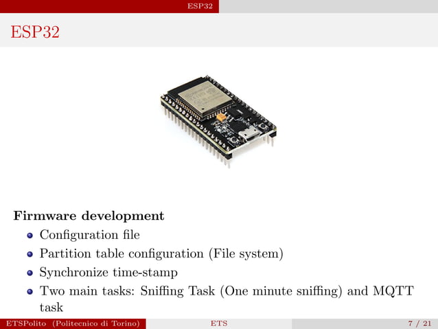 Esp tracking system with microcontroller esp32 | PPT