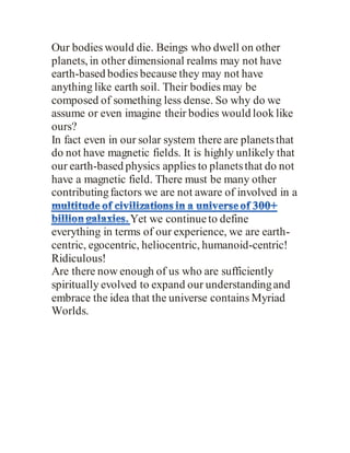 E ts & the myriad worlds in buddhist cosmology . | PDF
