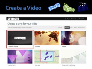 Et studio_animoto | PPT