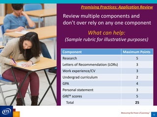 Holistic Admissions: Why it Matters | PDF | Undergraduate Education ...