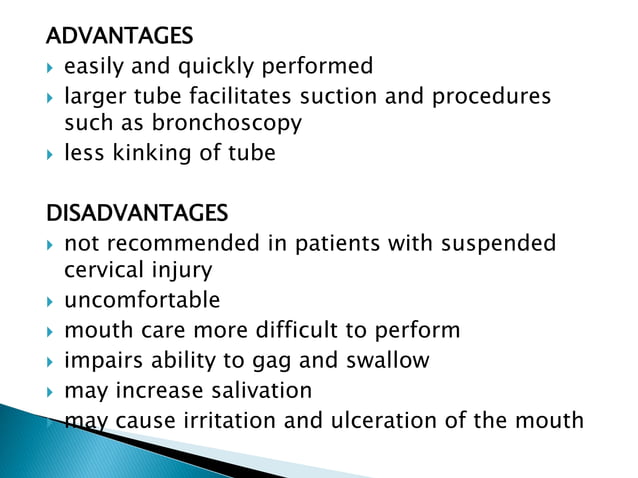 ENDOTRACHEAL TUBE INTUBATION II Parts II Details II Clinical Discussion ...