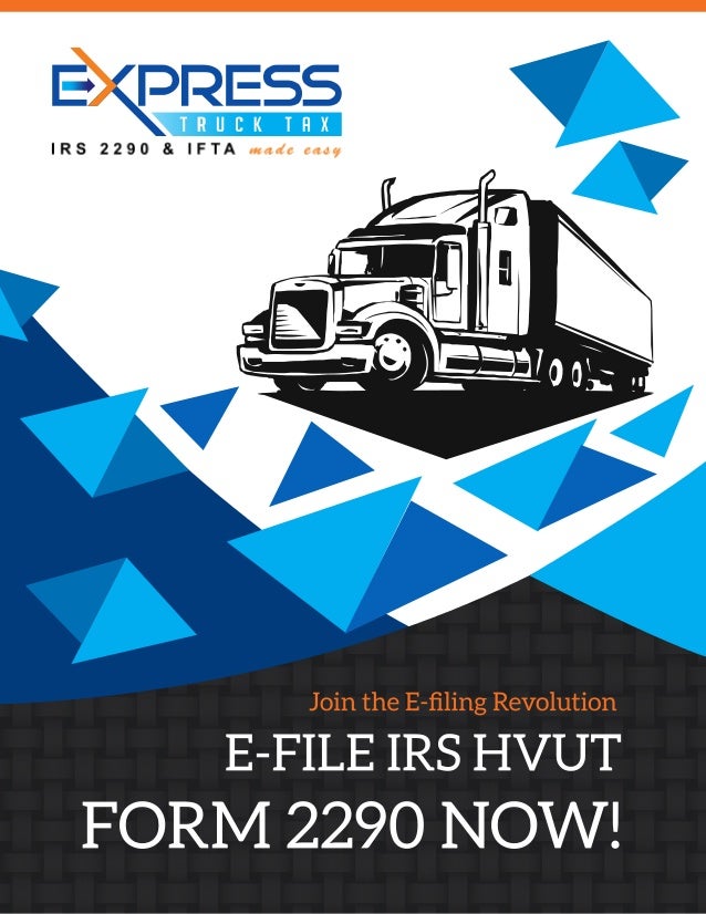 E File Irs Form 2290 Now