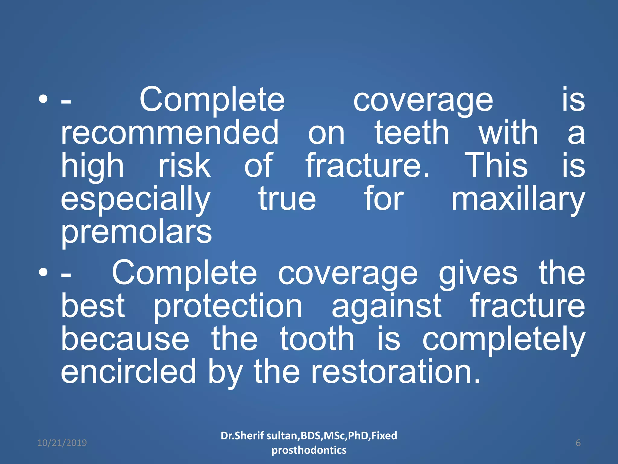restoration of endodontically treated teeth cast post | PPTX