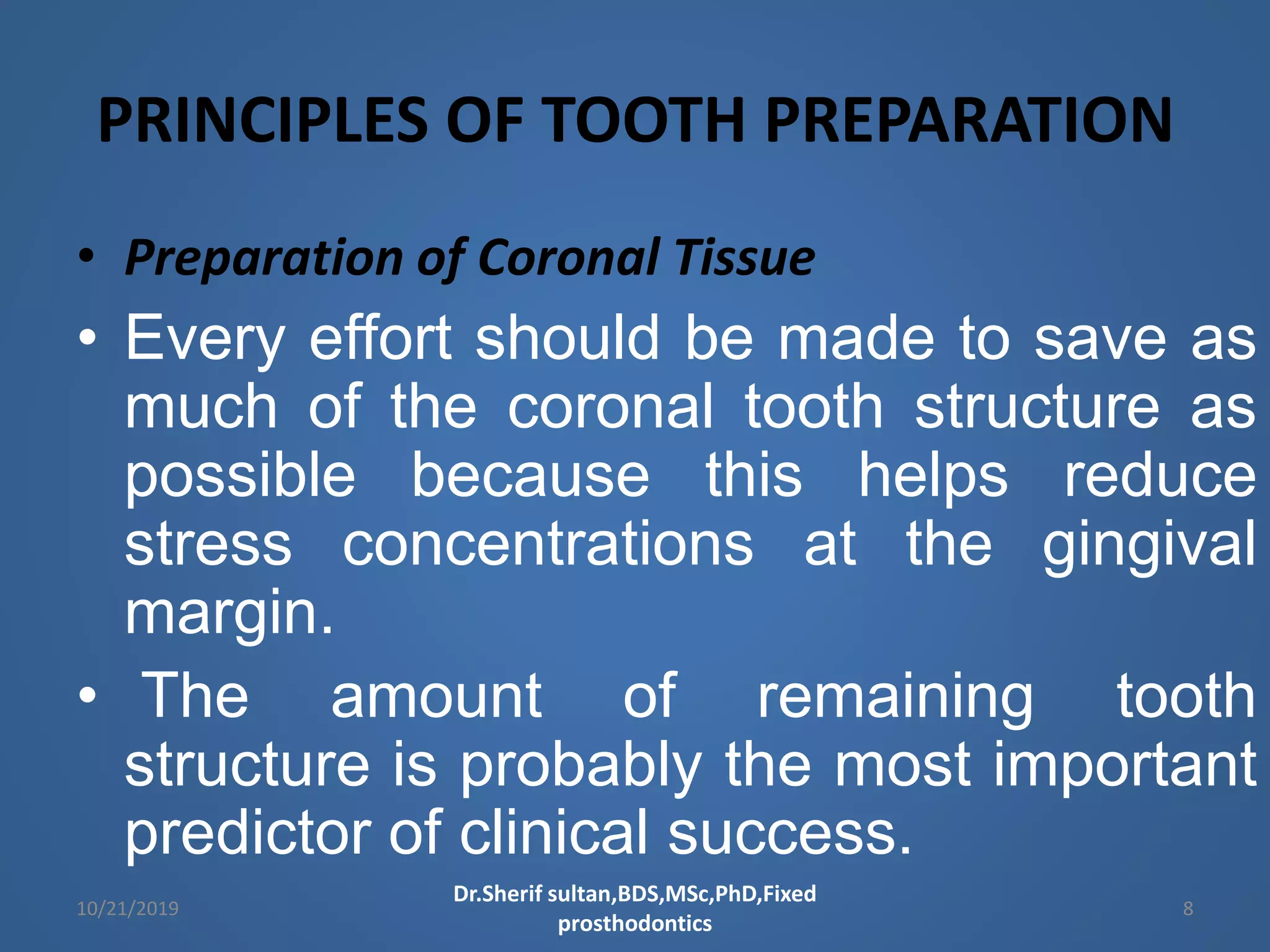 restoration of endodontically treated teeth cast post | PPTX