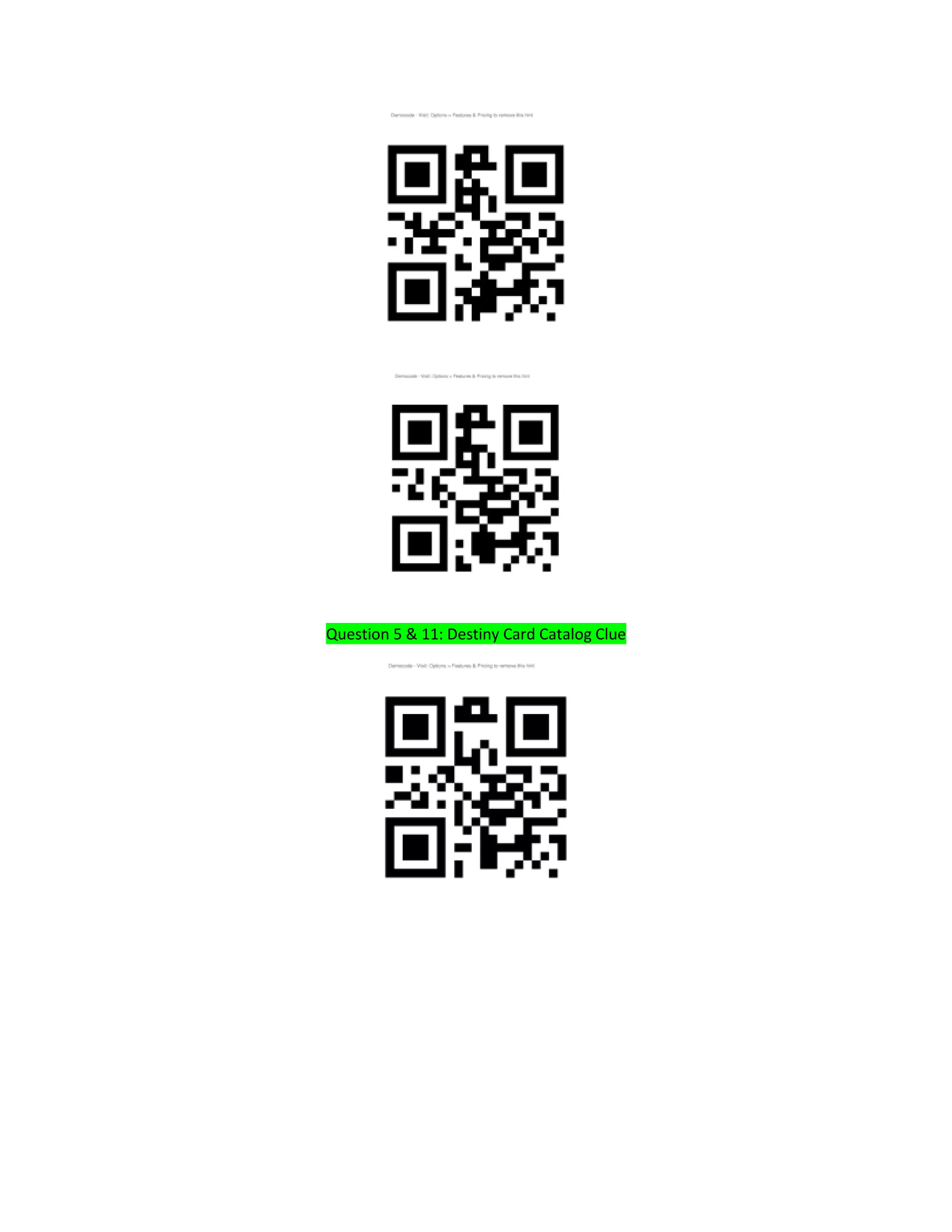 qr code scavenger hunt | DOCX