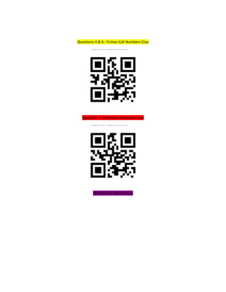 qr code scavenger hunt | PDF