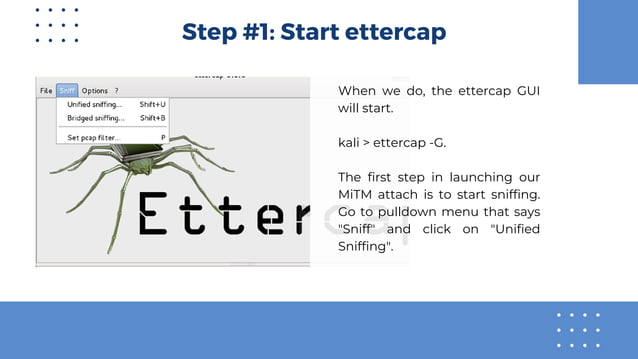 Ettercap_Tool_Kali_Linux_Tool_Presentation | PPT
