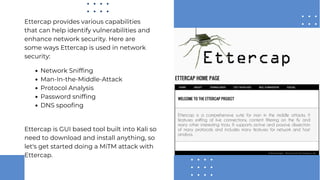 Ettercap_Tool_Kali_Linux_Tool_Presentation | PPT
