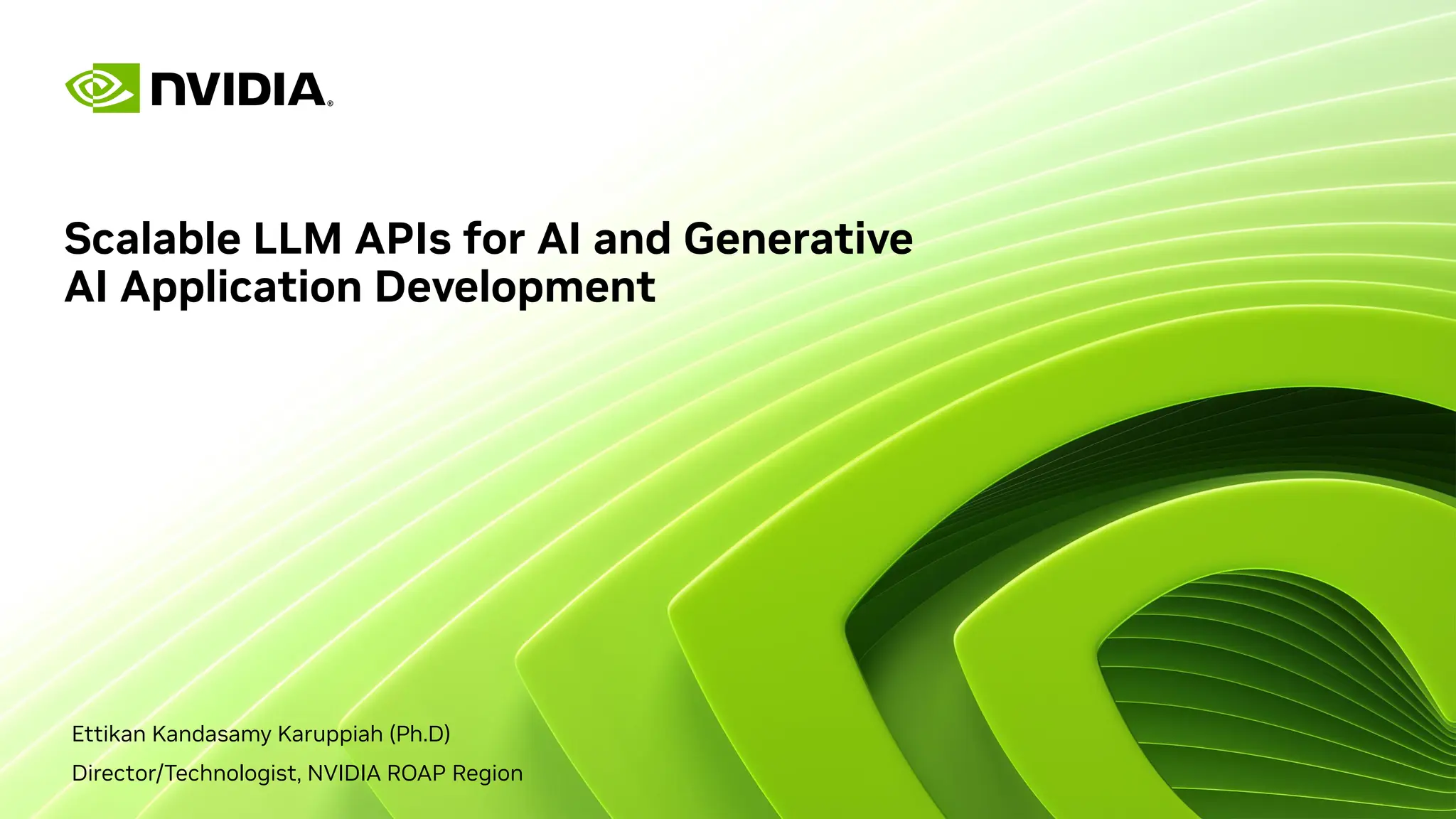 Apidays Singapore 2024 - Scalable LLM APIs for AI and Generative AI ...