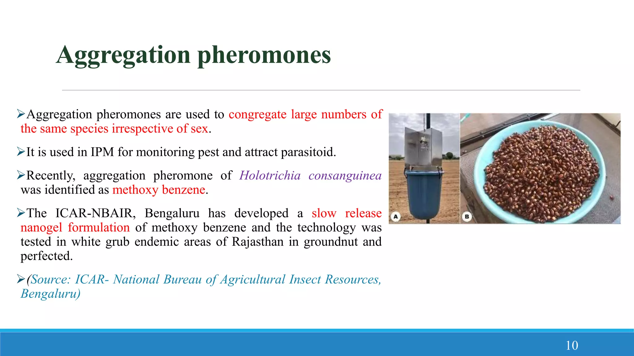 Role of semiochemicals in the control of crop pest OUAT.pptx
