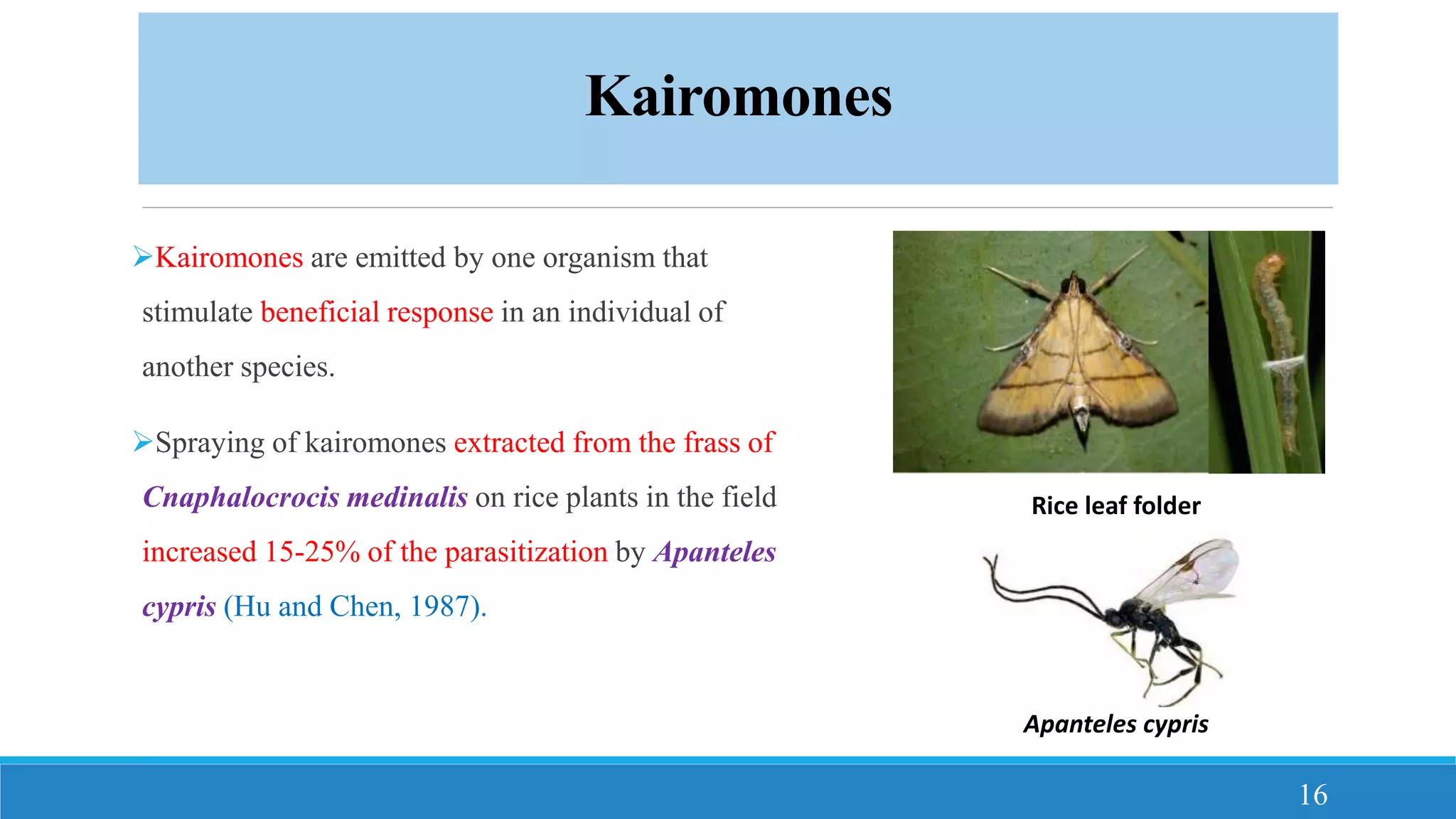 Role of semiochemicals in the control of crop pest OUAT.pptx