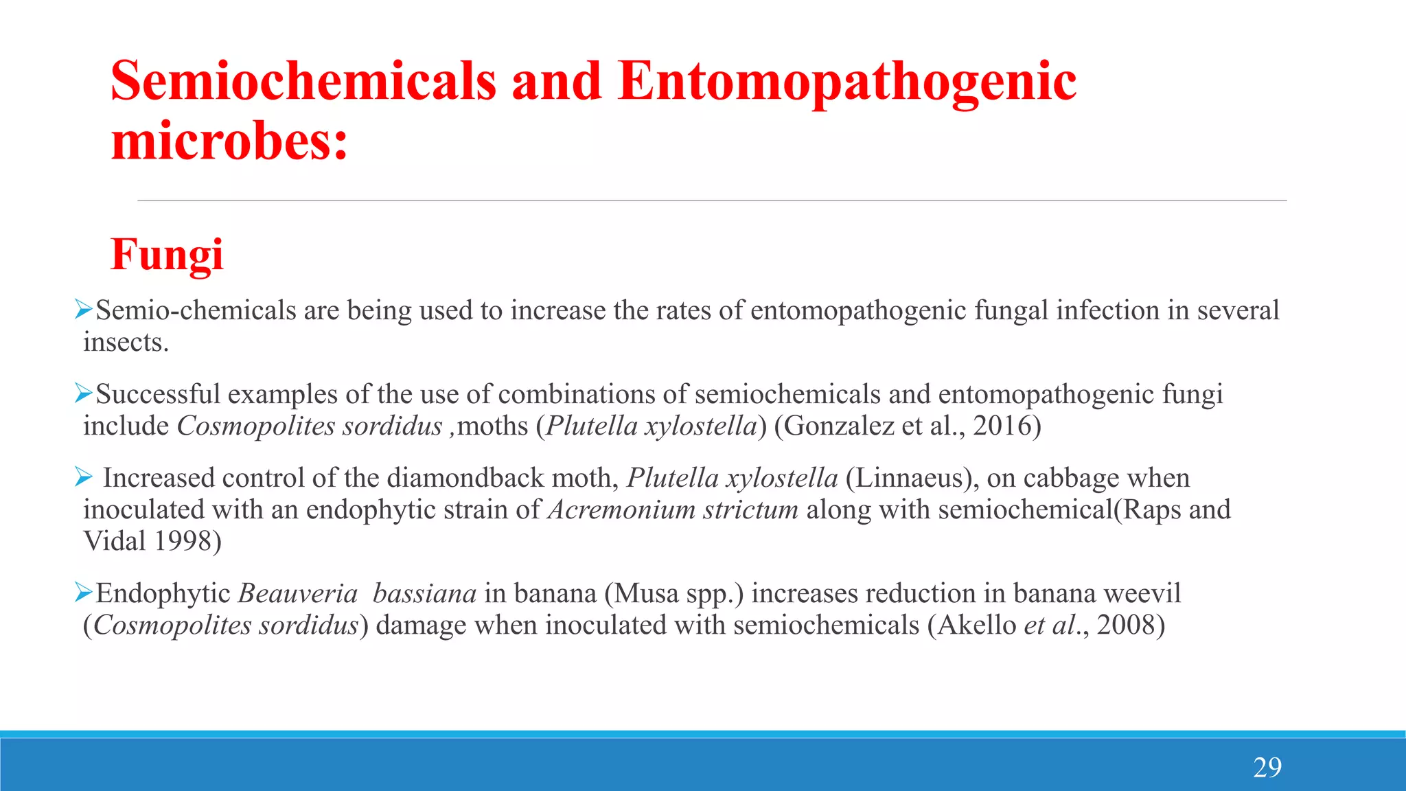 Role of semiochemicals in the control of crop pest OUAT.pptx