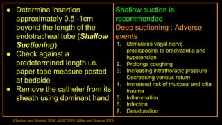 Endotracheal Suction(ETS} : Principle and Practice | PDF
