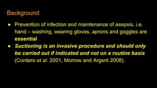 Endotracheal Suction(ETS} : Principle and Practice | PDF