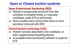 Endotracheal Suctioning
