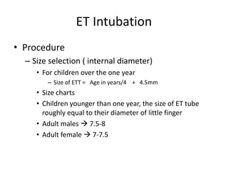 Endotracheal Tube and Laryngeal Mask Airway | PPTX