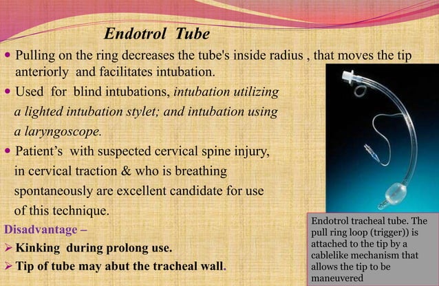 ET TUBES presentation by Dr. Animesh Aman Singh | PPTX | First Aid ...
