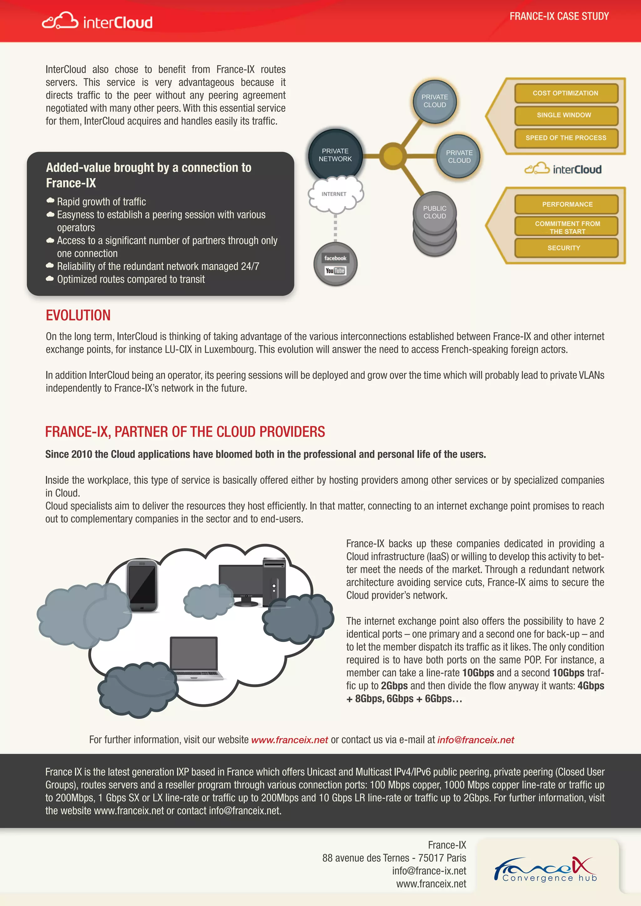 Case Study France-IX InterCloud | PDF