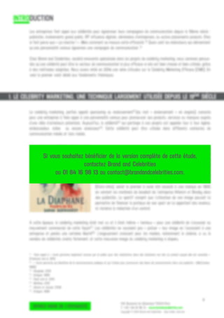 Etude - Le Celebrity Marketing efficace (2014) | PDF