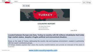 Turkey - Country Risk Report | PPTX