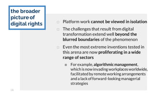 Bringing the algorithm to court - ETUI workshop | PPT