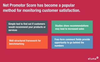 Etuma Net Promoter Score Dashboard | PPT
