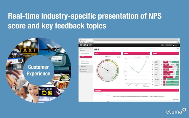Etuma Net Promoter Score Dashboard | PPT
