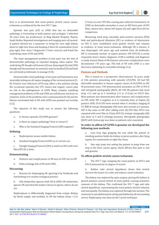 Crimson Publishers-Loin Pain and Haematuria Syndrome (LPHS) Linked to ...