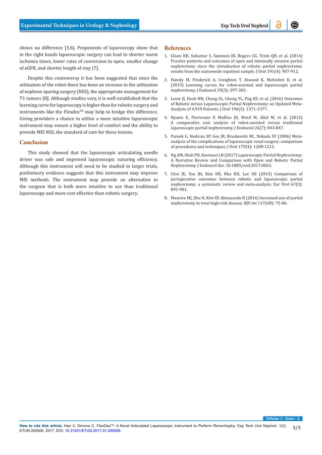 Crimson Publishers-FlexDex™: A Novel Articulated Laparoscopic ...