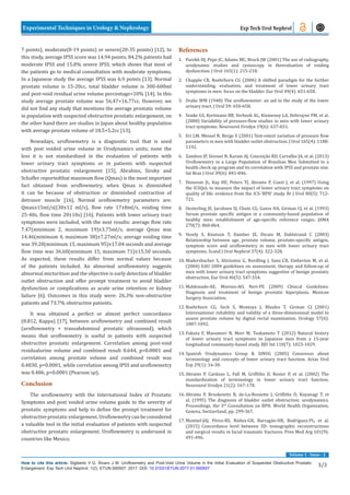 Crimson Publishers-Uroflowmetry and Post-Void Urine Volume in the ...