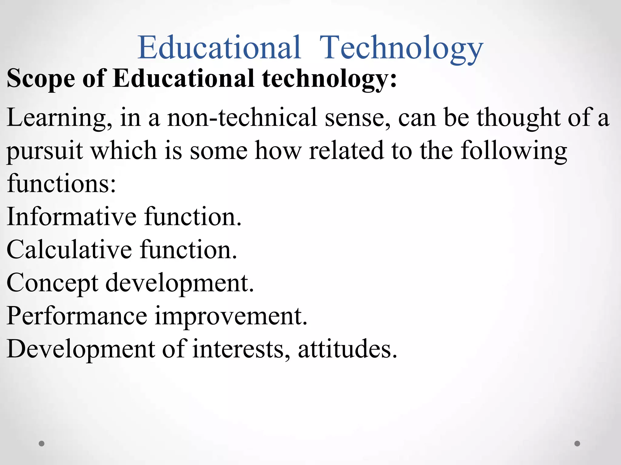 Education Technology: Meaning and Definition | PPTX
