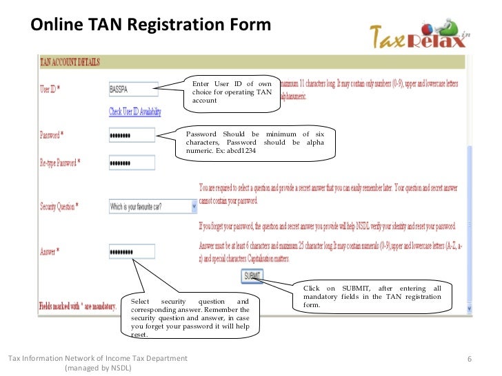 How to Apply TAN Online?[Updated June 2011]