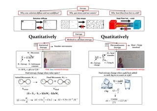 IB Chemistry on Entropy and Law of Thermodynamics | PDF