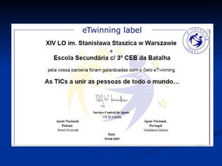 eTwinning: 2005 | PPT