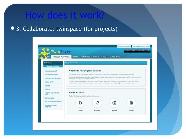 eTwinning presentation in English | PPT