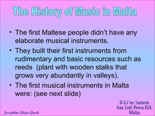 History of Maltese Music | PPT | World/International Music | Music