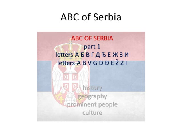 e-Twinning project: ABC of my country | PPT