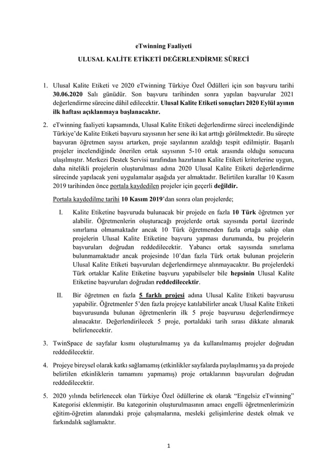 Kalite etiketi başvuru formu ve kalite etiketi rehberi | PDF