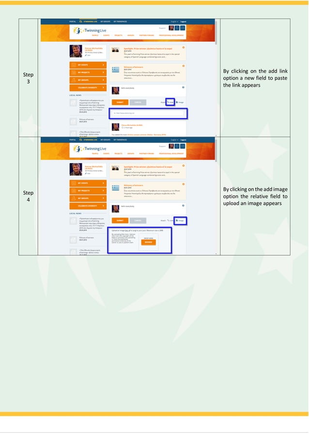eTwinning live's Wall | PDF